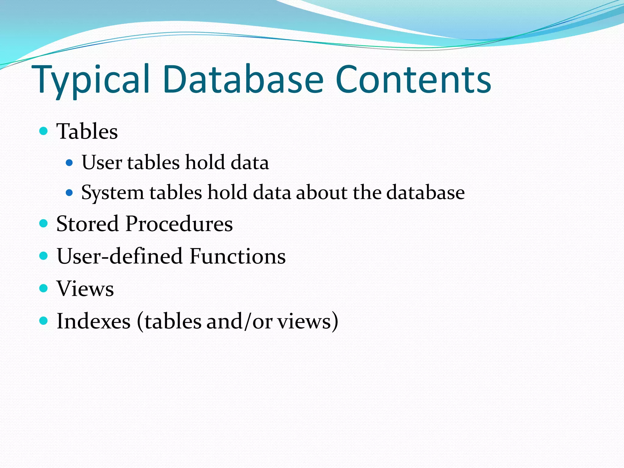 Sql Server Intro Pptx Databases Computer Software And Applications