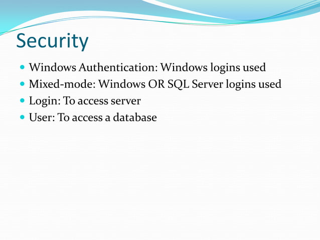 Sql Server Intro Pptx Databases Computer Software And Applications
