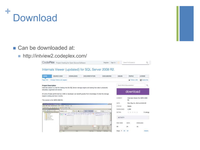 SQL Server Internals Viewer Lightning Talk | PPT