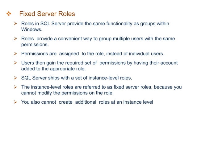Sql server lesson11 | PPTX