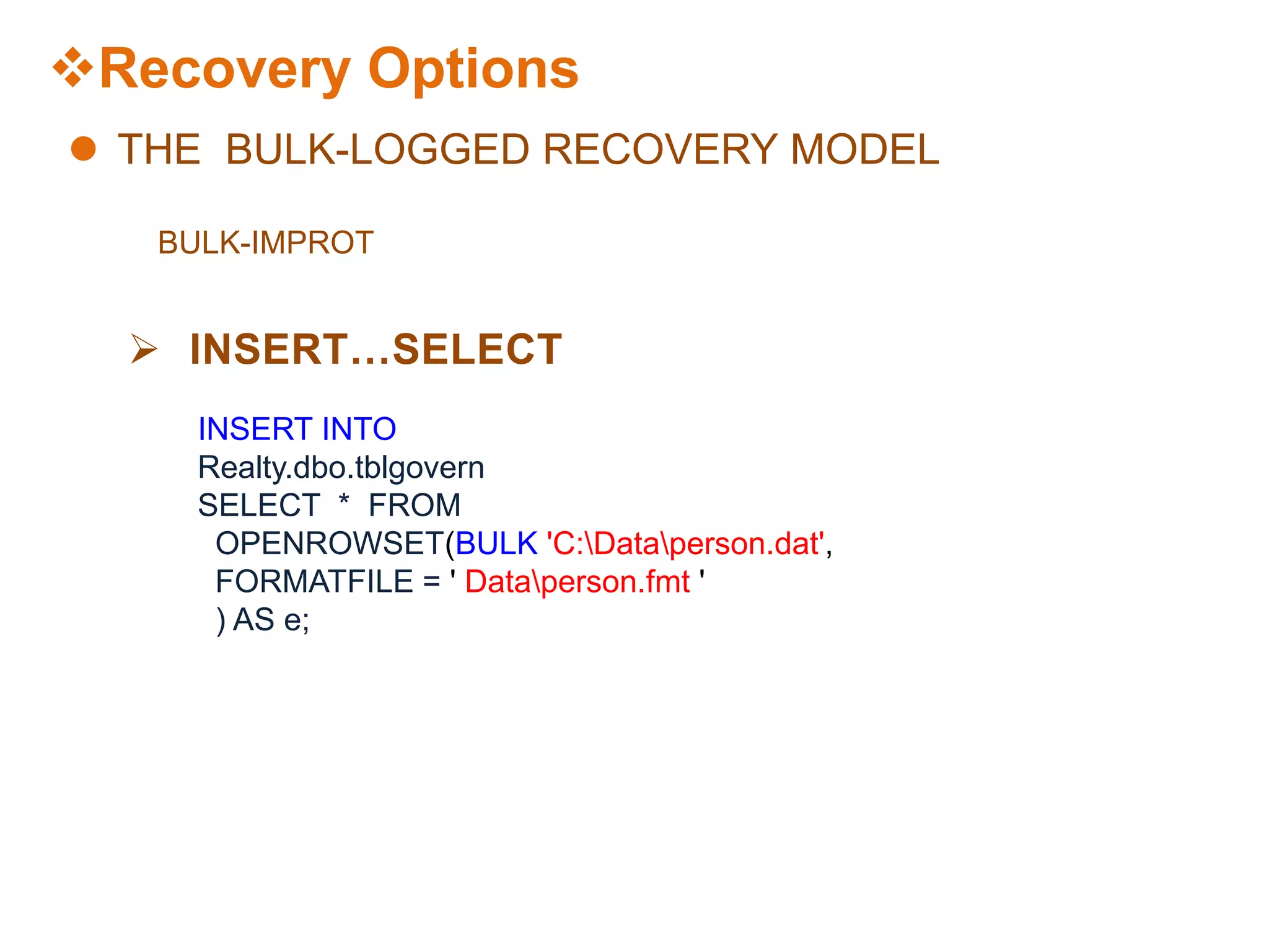 Sql server lesson4 | PPTX