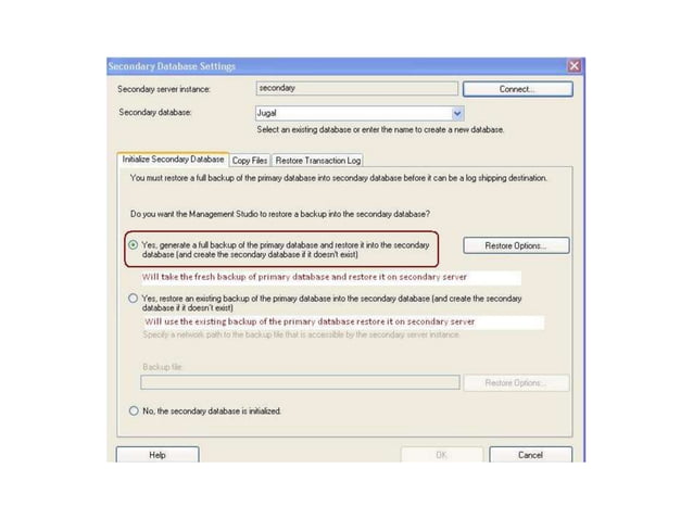 Sql server logshipping | PPTX | Databases | Computer Software and Applications