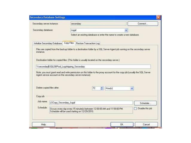 Sql server logshipping | PPTX | Databases | Computer Software and ...