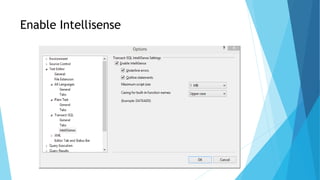 Sql Server Management Studio Tips and Tricks | PPT