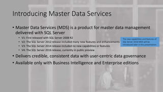 Sql server master data services | PPTX