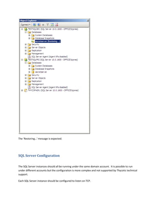 Sql server mirroring | PDF | Databases | Computer Software and Applications