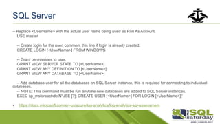 SQL Server Monitor and Maintenance with Azure OMS | PPTX
