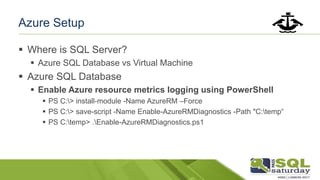 SQL Server Monitor and Maintenance with Azure OMS | PPTX