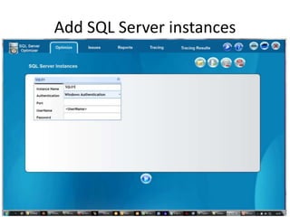 Sql Server Optimizer Screenshots | PPT