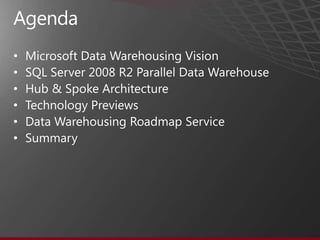 Microsoft SQL Server - Parallel Data Warehouse Presentation | PPTX