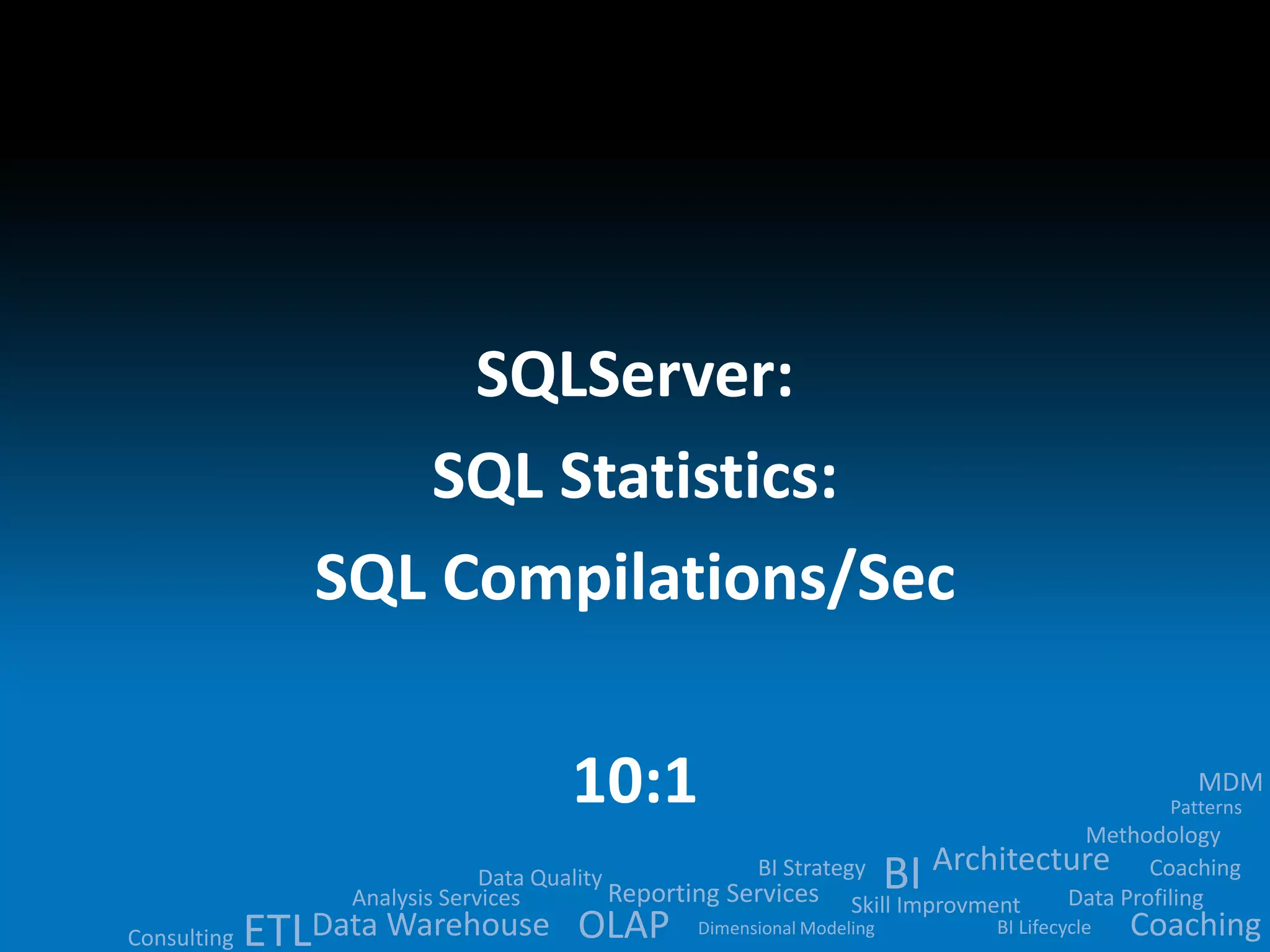 SQL Server Performance Counters 101 | PPTX