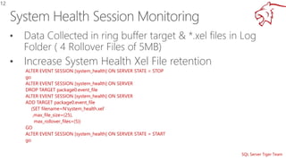 PASS VC: SQL Server Performance Monitoring and Baselining | PPT