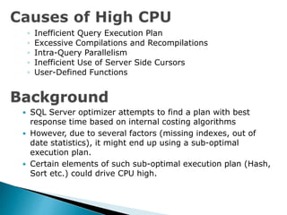 Sql server performance tuning | PPTX