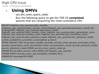 Sql server performance tuning | PPTX