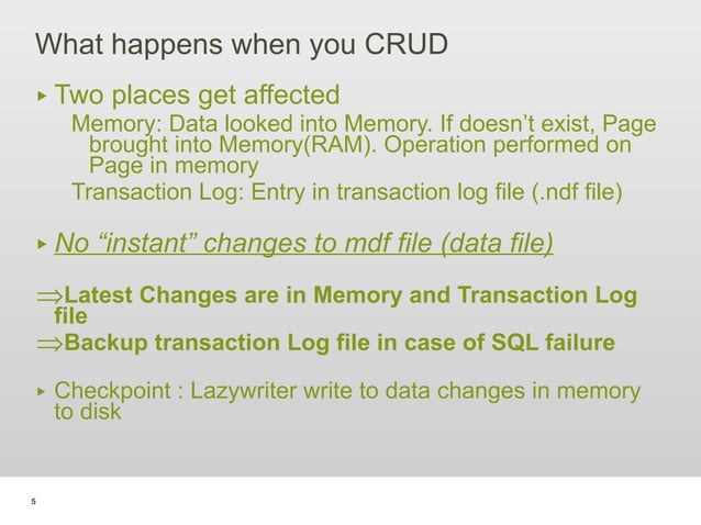 Sql server performance tuning and optimization | PPT