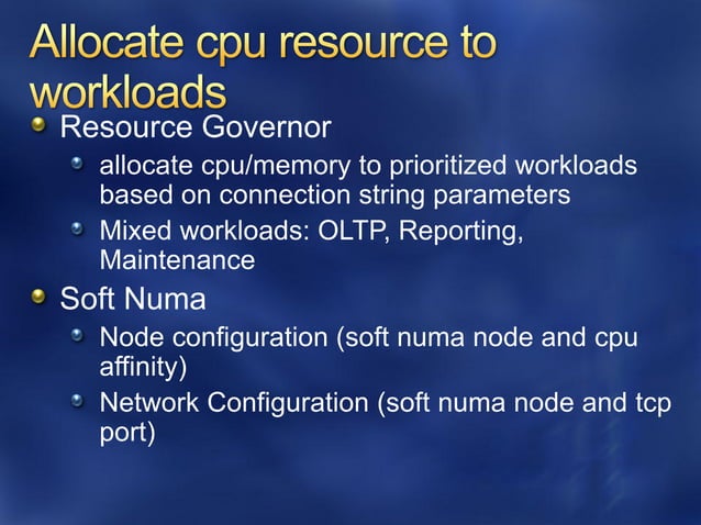SQL Server Performance Analysis | PPT