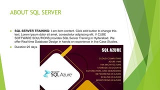 SQL server | PPTX