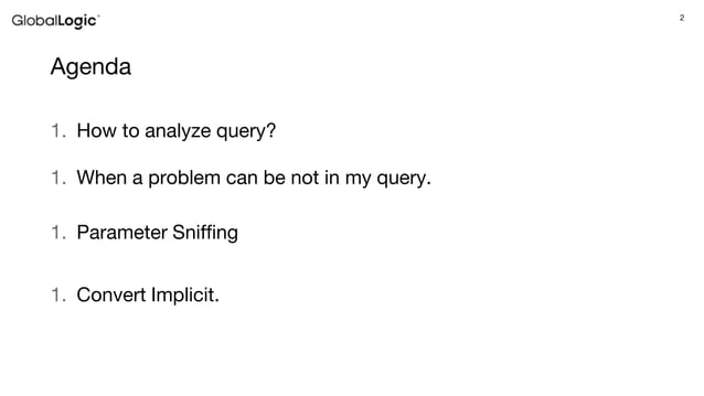 Sql Server Query Execution Why My Query Is Slow Pptx Databases Computer Software And