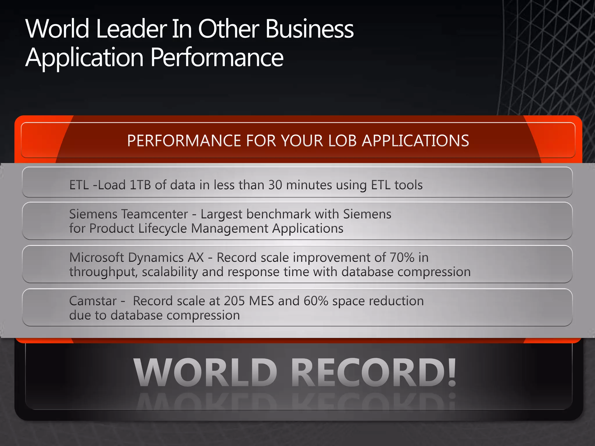 Microsoft SQL Server - Benchmark Presentation | PPT