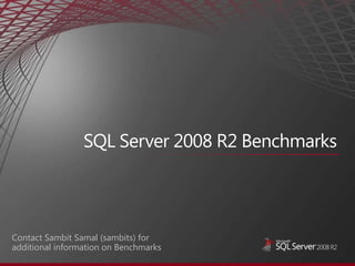 Microsoft SQL Server - Benchmark Presentation | PPTX