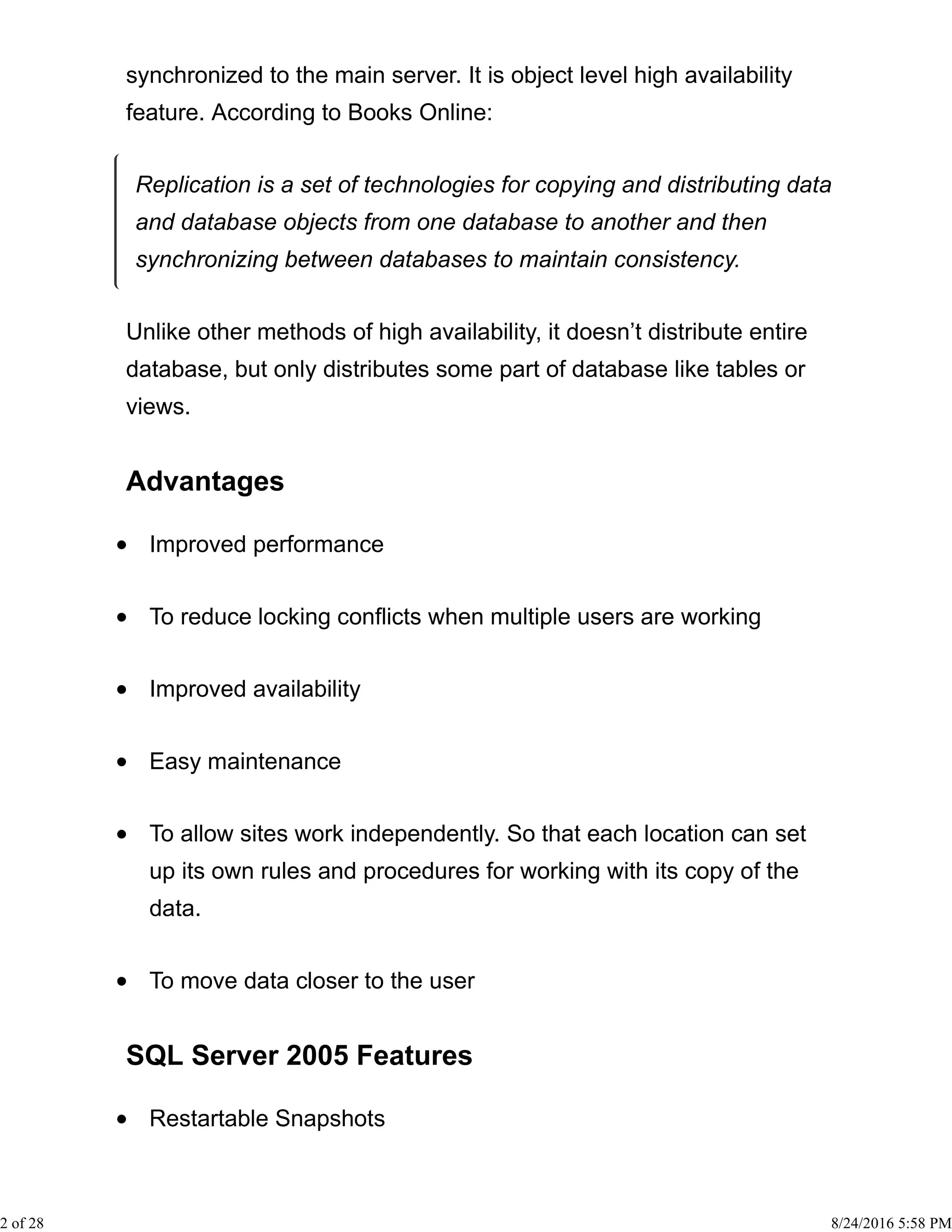 Sql server replication step by step | PDF