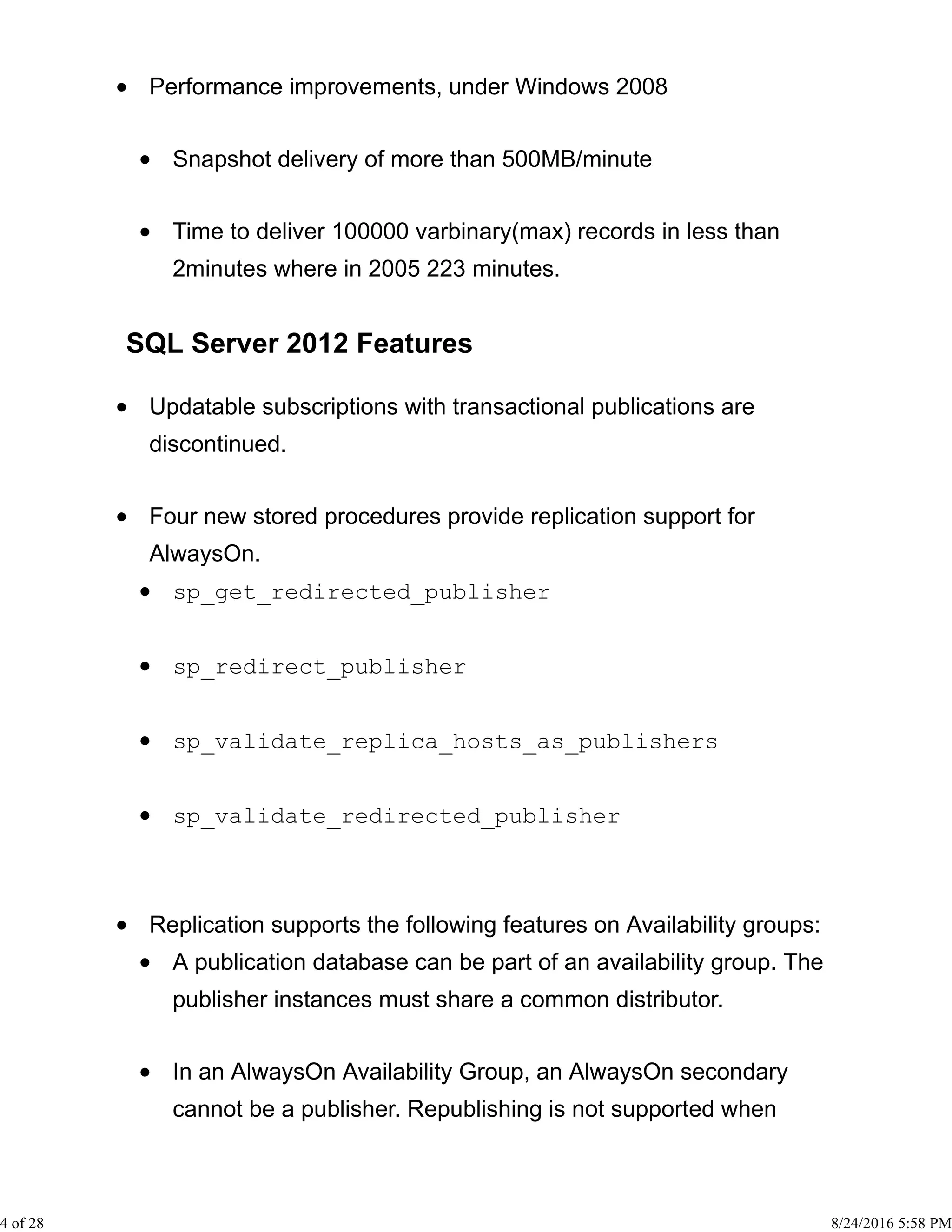 Sql server replication step by step | PDF