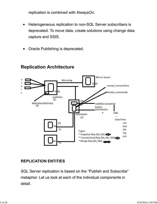 Sql server replication step by step | PDF | Databases | Computer Software and Applications