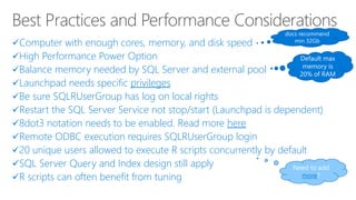 SQL Server R Services: What Every SQL Professional Should Know | PPT