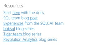 SQL Server R Services: What Every SQL Professional Should Know | PPT