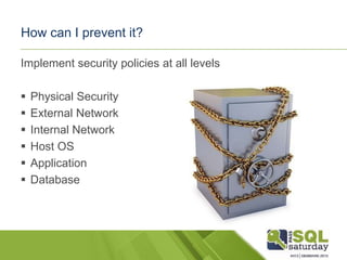 Sql server security in an insecure world | PPT