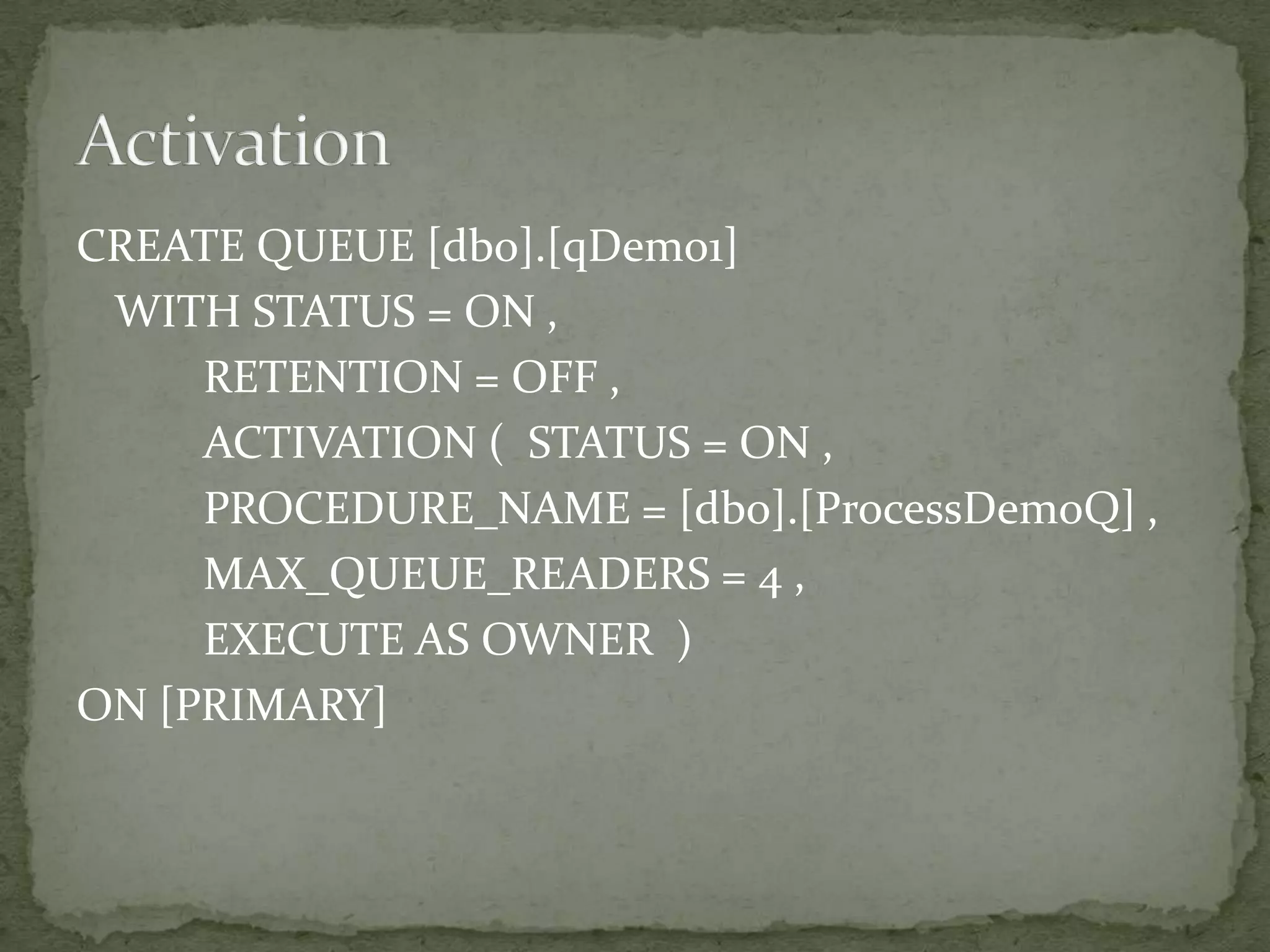 SQL Server Service Brokers | PPT