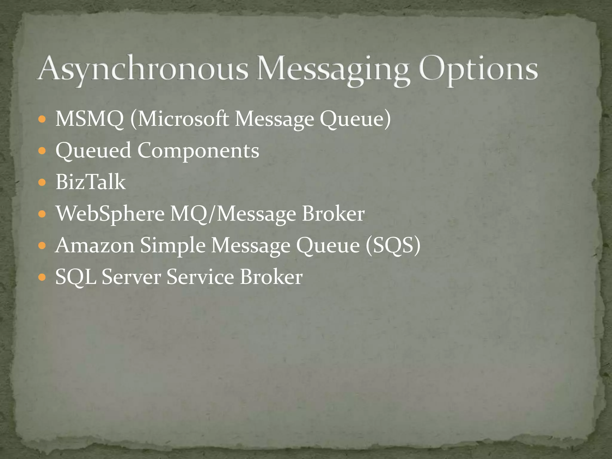 SQL Server Service Brokers | PPTX