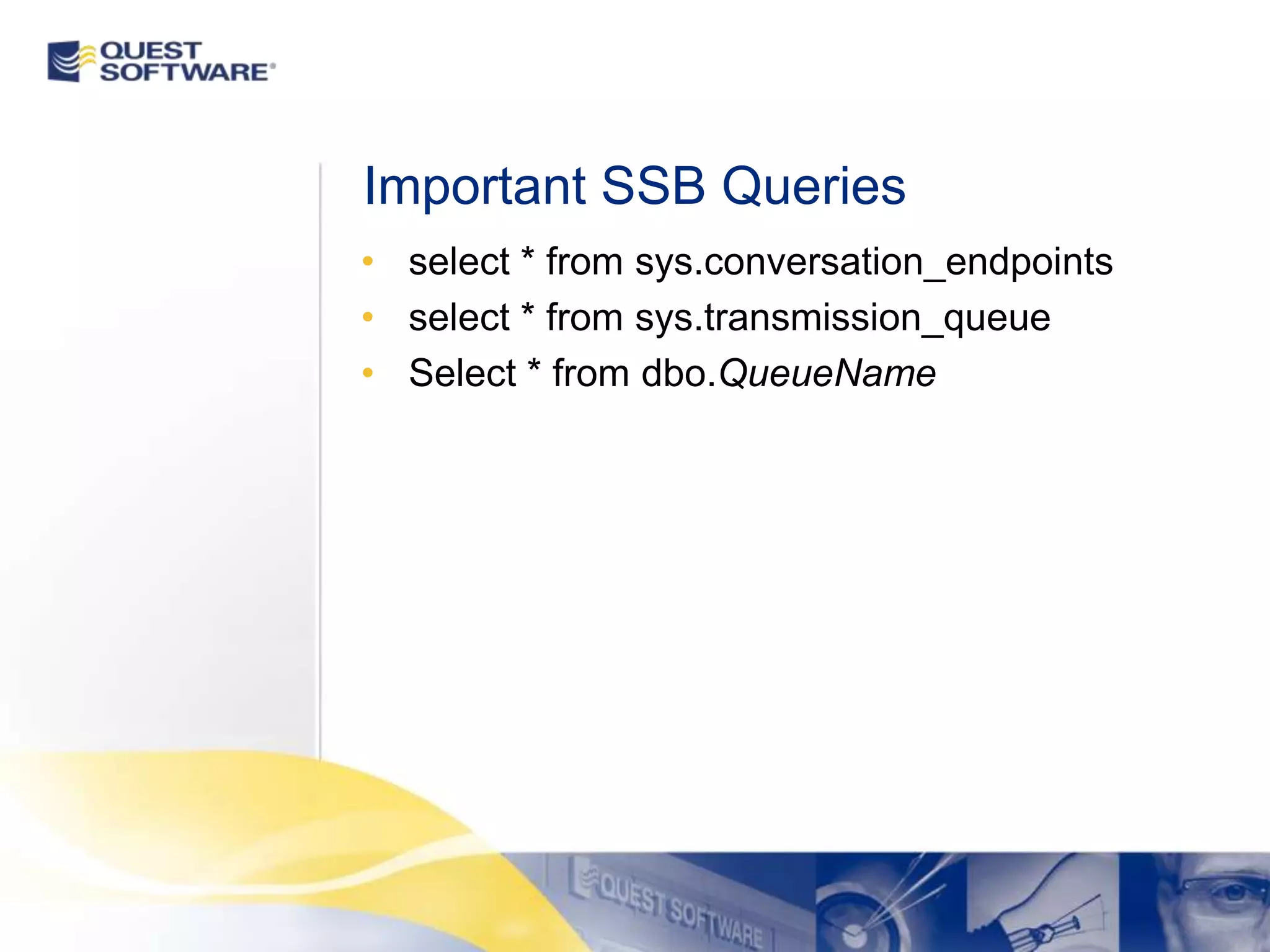 Sql Server Service Broker In The Real World | PPT