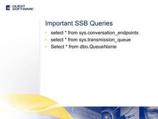 Sql Server Service Broker In The Real World | PPT