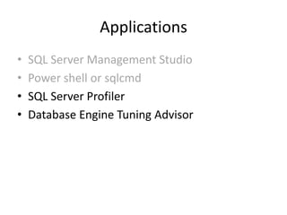 Sql Server Session 1 | PPT