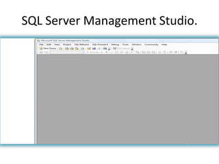 Sql Server Session 1 | PPTX | Databases | Computer Software and ...