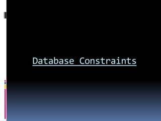 Sql server ___________session_15(data integrity) | PPTX