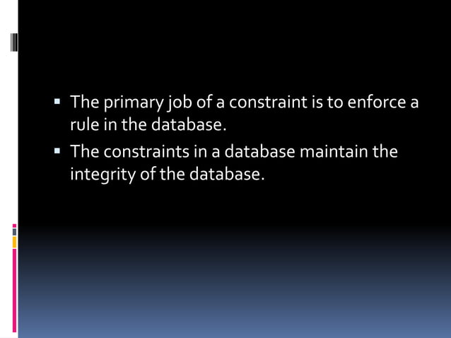 Sql server ___________session_15(data integrity) | PPTX | Databases ...