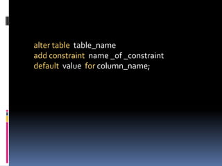 Sql server ___________session_15(data integrity) | PPTX