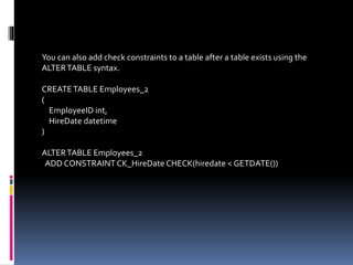 Sql server ___________session_15(data integrity) | PPTX