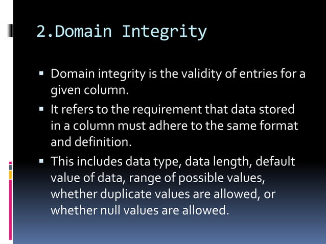 Sql server ___________session_15(data integrity) | PPTX | Databases ...