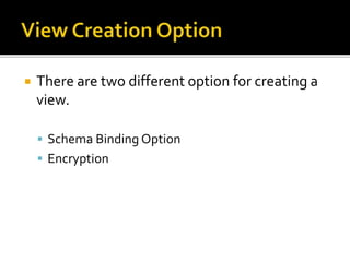 Sql server ___________session_16(views) | PPT