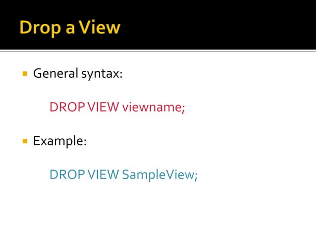 Sql server ___________session_16(views) | PPT