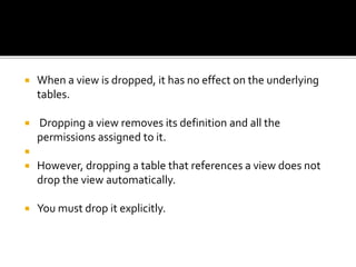 Sql server ___________session_16(views) | PPT
