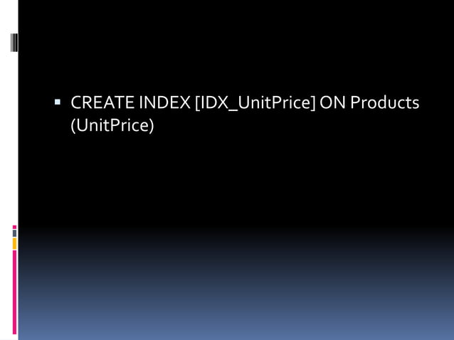 Sql server ___________session_17(indexes) | PPT