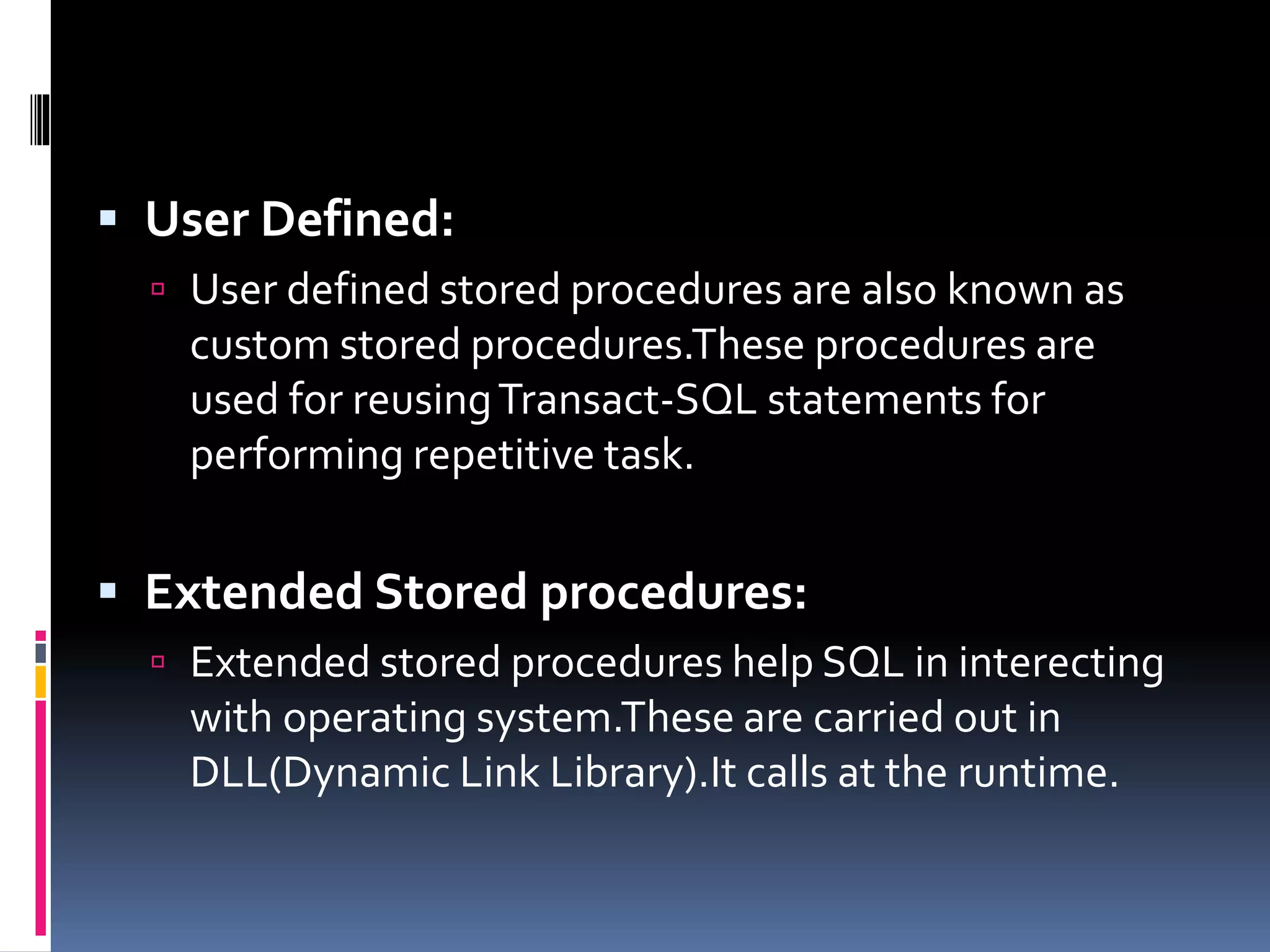 Sql server ___________session_18(stored procedures) | PPTX