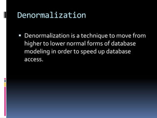 Sql server ___________session3-normailzation | PPTX