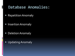 Sql server ___________session3-normailzation | PPTX