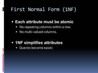 Sql server ___________session3-normailzation | PPTX