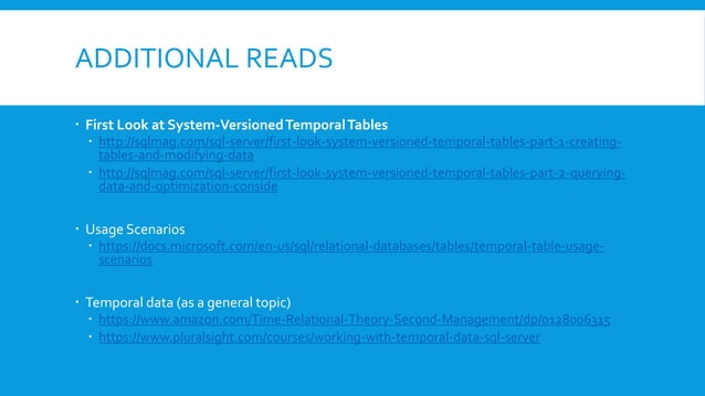 Sql Server And Sql Azure Temporal Tables V2 Ppt